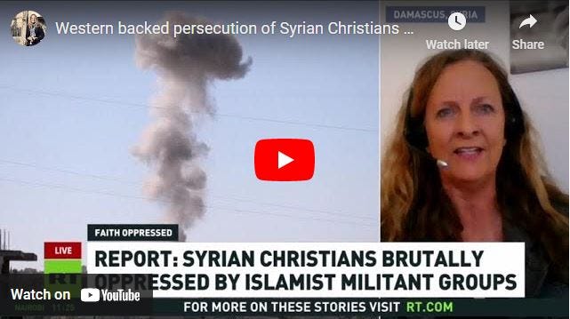 Western backed persecution of Syrian Christians in Idlib, Syria.