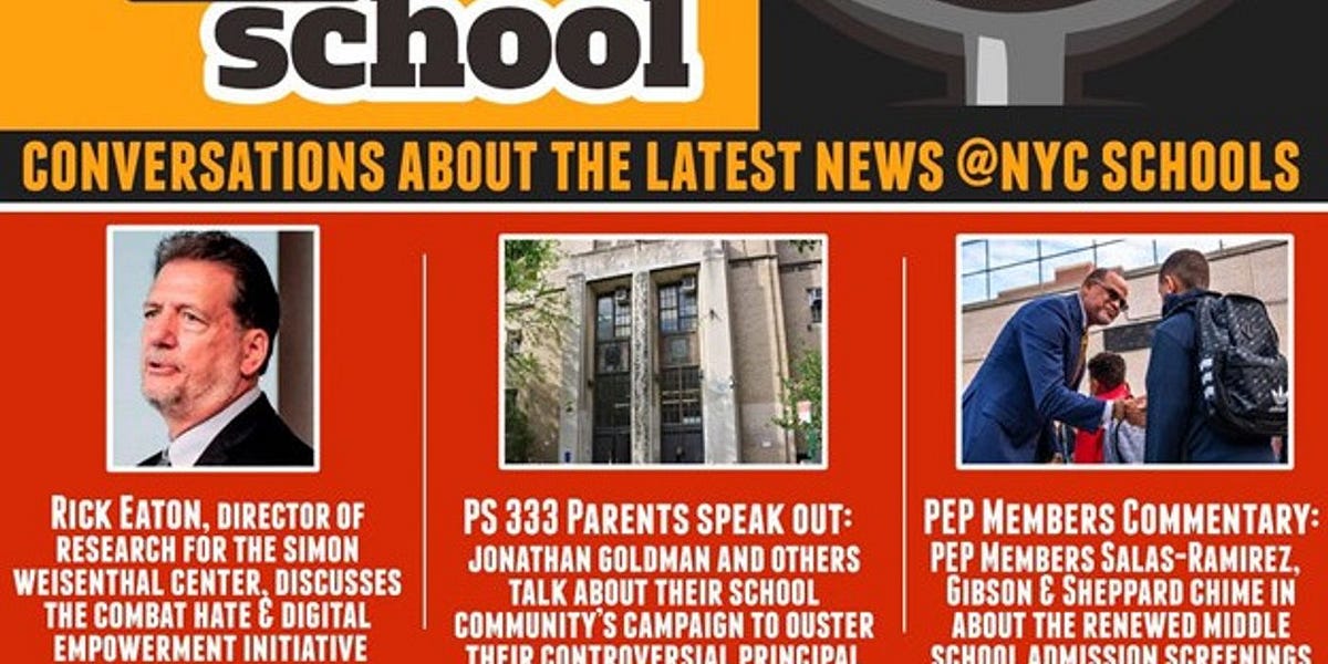 Combating Hate Speech, controversial principal at PS 333, & middle ...