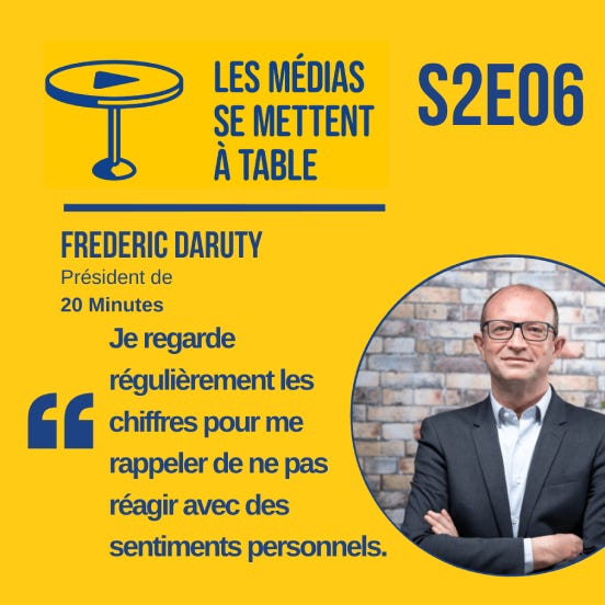 Frédéric Daruty (20 Minutes) : "Je regarde régulièrement les chiffres ...