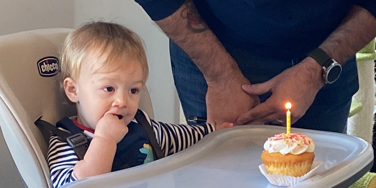 Atlas is one! - by Rosemary Mac Cabe - Anchor Baby