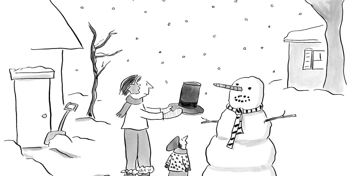 Snow People - by Liza Donnelly - Seeing Things Snow People - by Liza Donnelly - Seeing Things