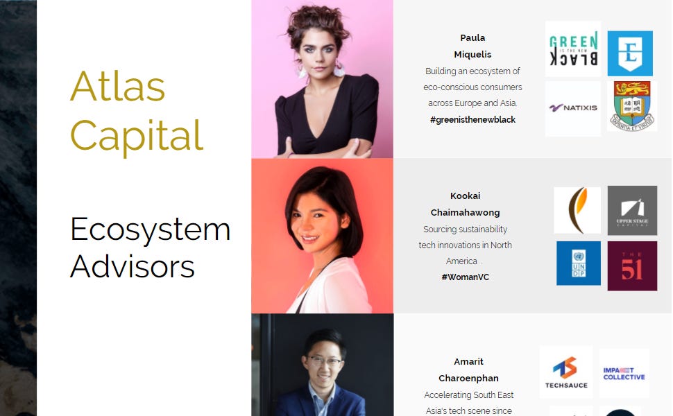 Meet Atlas Capital's new ecosystem advisors! And (really) meet them ...
