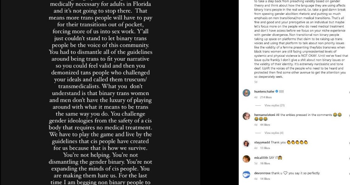 Hunter Schafer, Transmedicalism, And The Real Responsibility For Anti ...