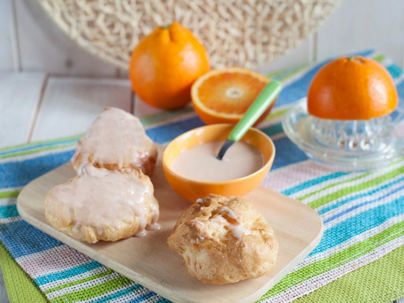 Florida Orange Cream Puffs - by Jamie Schler