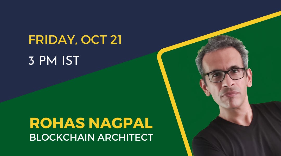 Blockchain API (Livestream) - by Rohas Nagpal