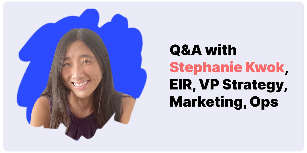 Q&A with Stephanie Kwok (Reforge) 🥇 - by Kevan Lee