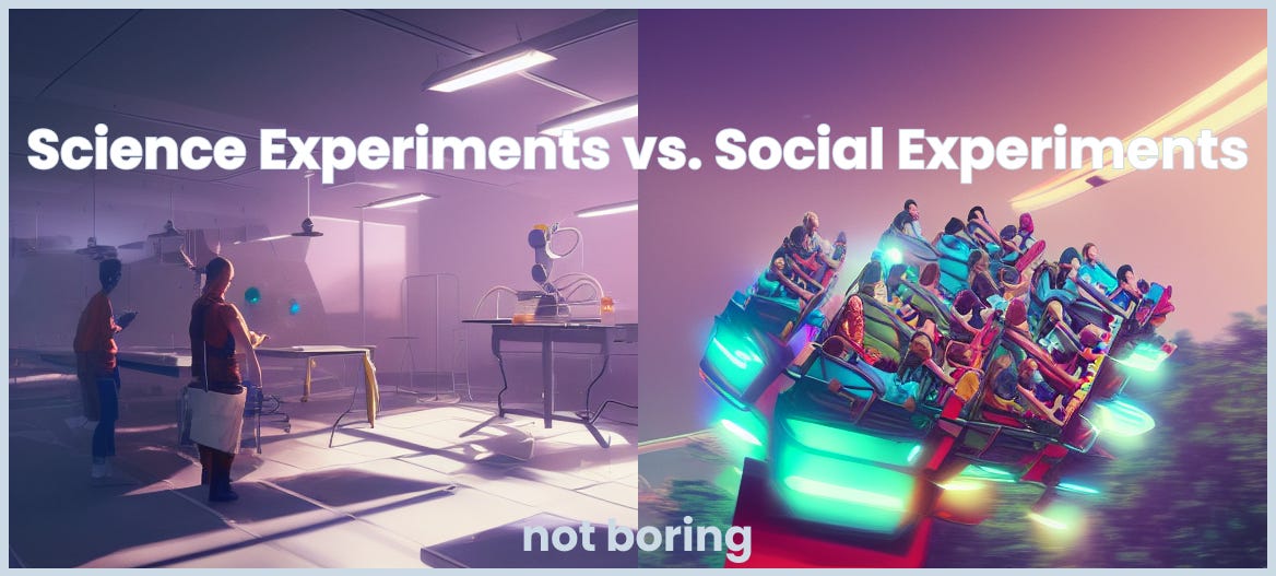 Social vs. Science Experiments