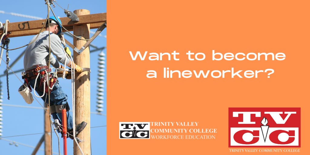 TVCC Offering Line Worker Program - by Michael V. Hannigan