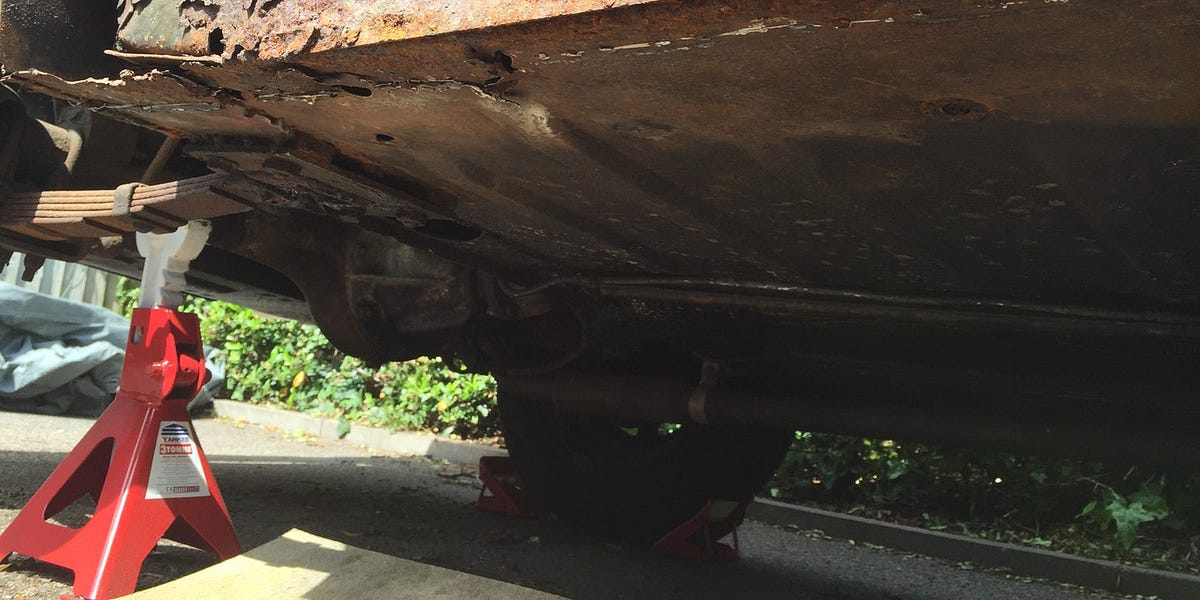 You can now buy a brand new rusty Land Rover, if you really want.