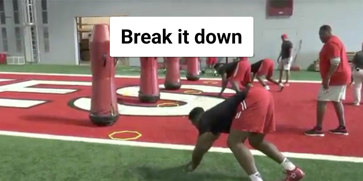 Learning pass rush moves - by Craig Roh - D-Line Examples