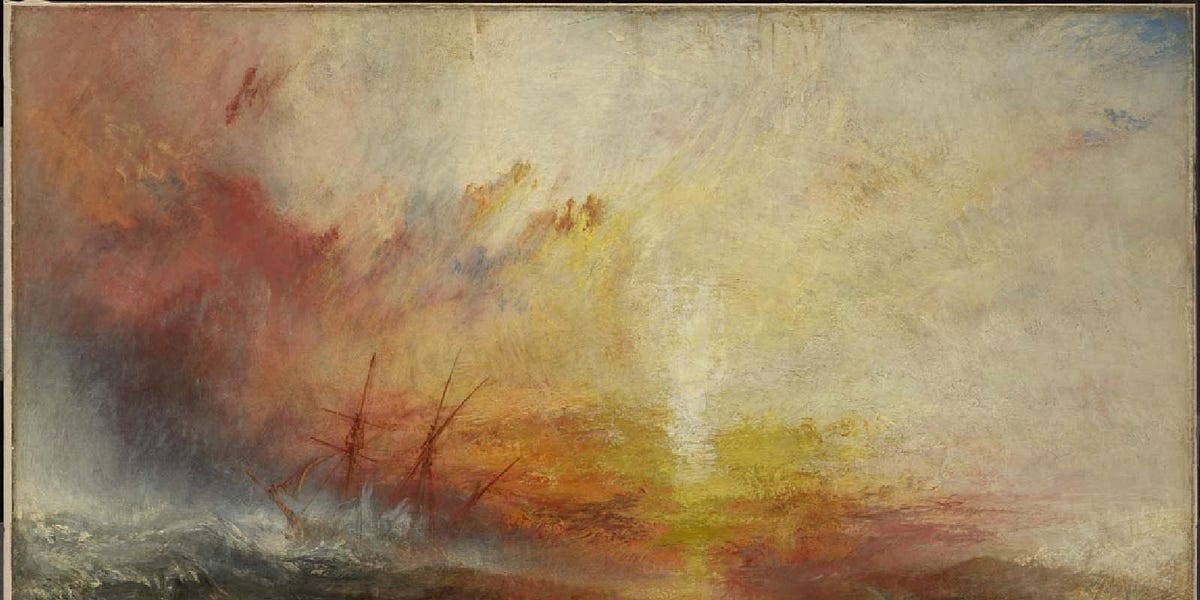 J.M.W. Turner’s Slave Ship, Nature, and Having Eyes to See
