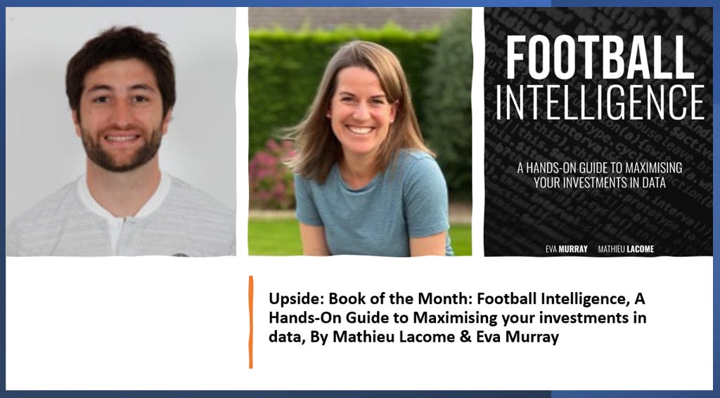 📚 ⚽Upside: Book of the Month: Football Intelligence, A Hands-on Guide ...