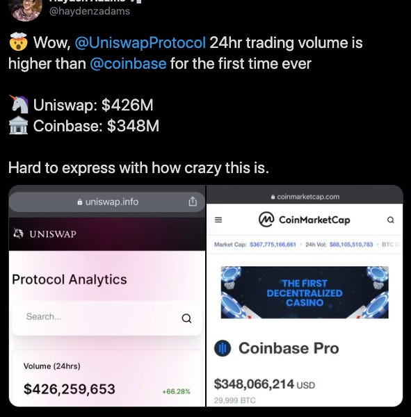 Why protocols > companies. An overview of Uniswap