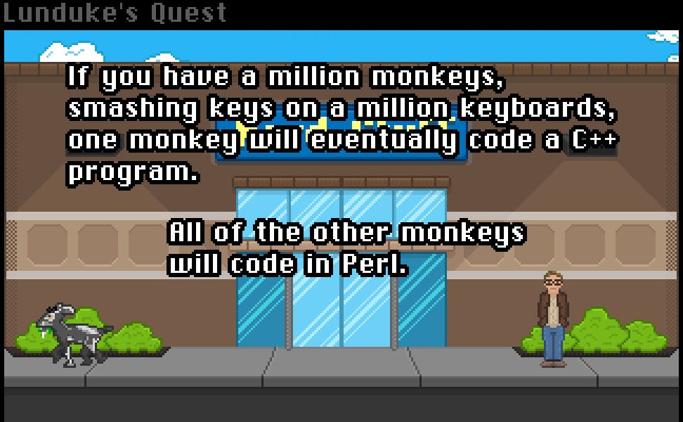 The Million Monkeys Theorem of Programming