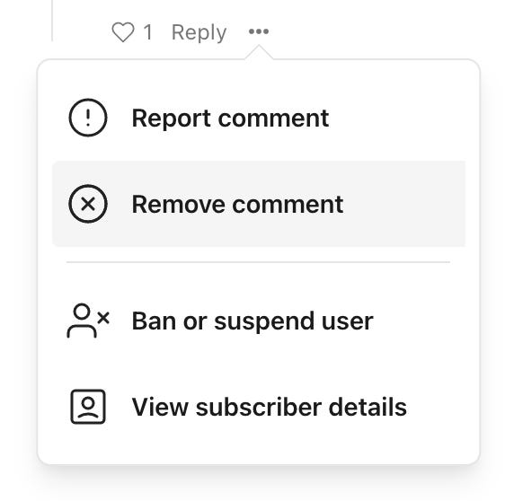 A guide to Substack’s moderation tools - On Substack