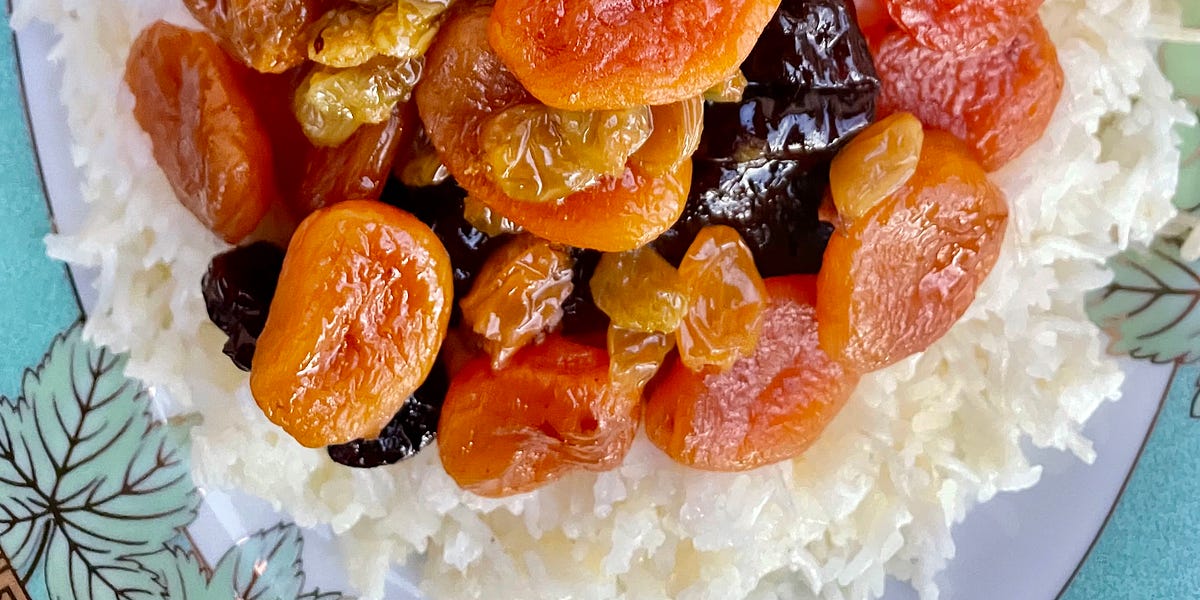 Armenian rice pilaf with dried fruit - by Dayana Sarkisova