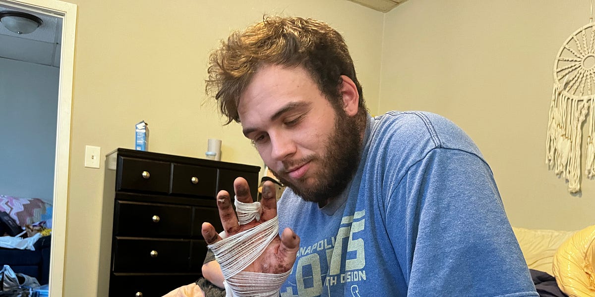 Hailed a hero in fire rescue, Nick Bostic tells his story