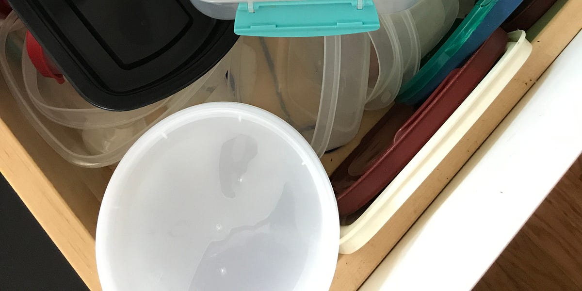 I have a Tupperware problem. - by Jane Roper
