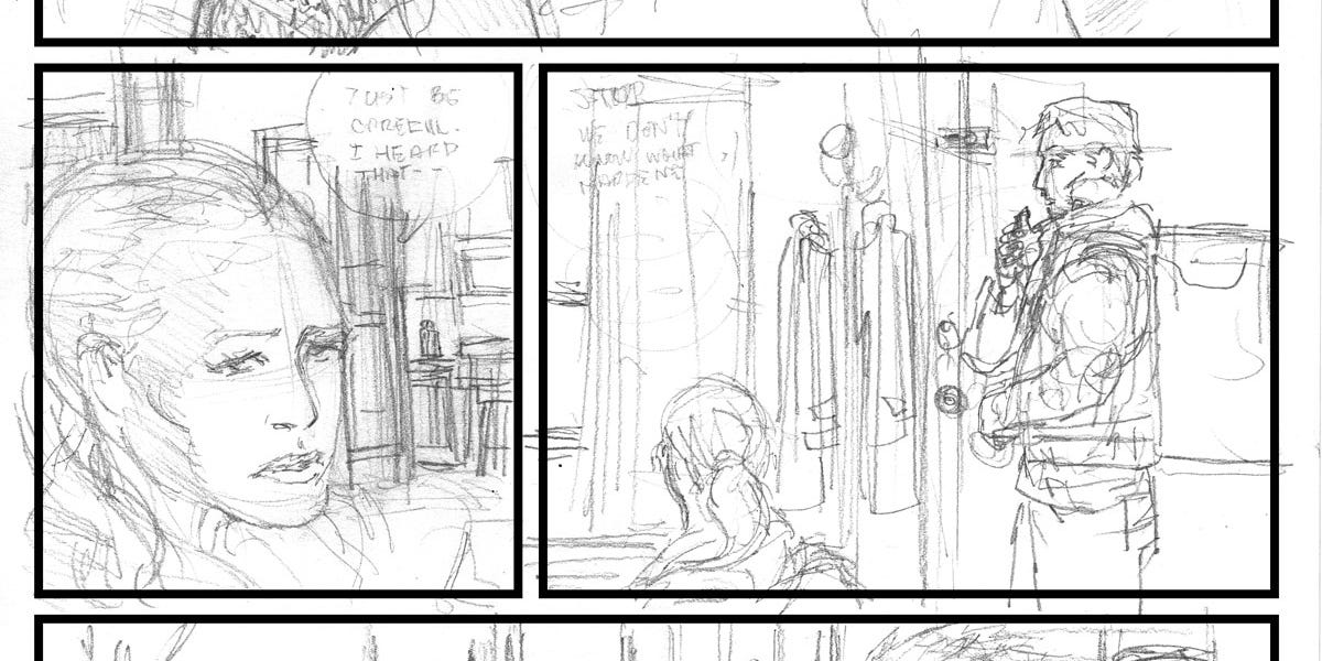 Comics Drafts - by Matt Battaglia - mattjbatt comics