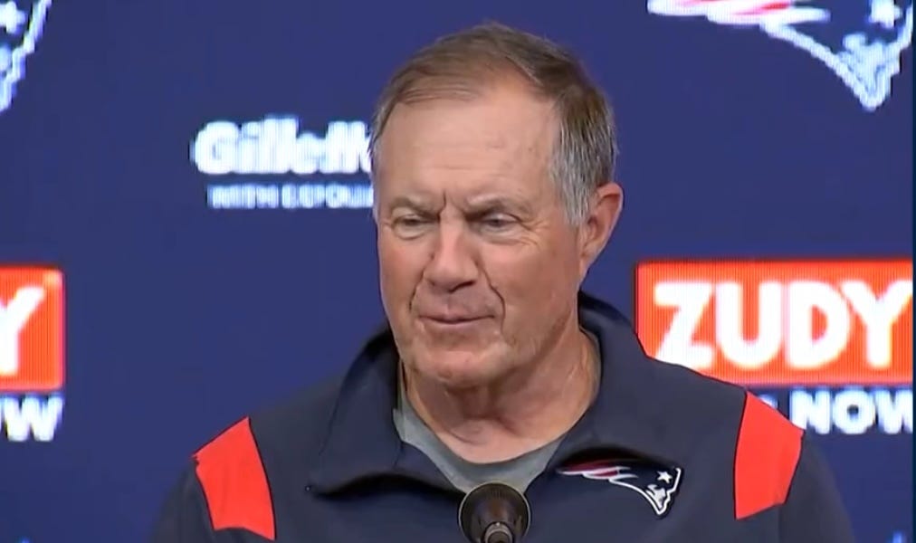 Why is Bill Belichick smiling so much? Here's my theory.