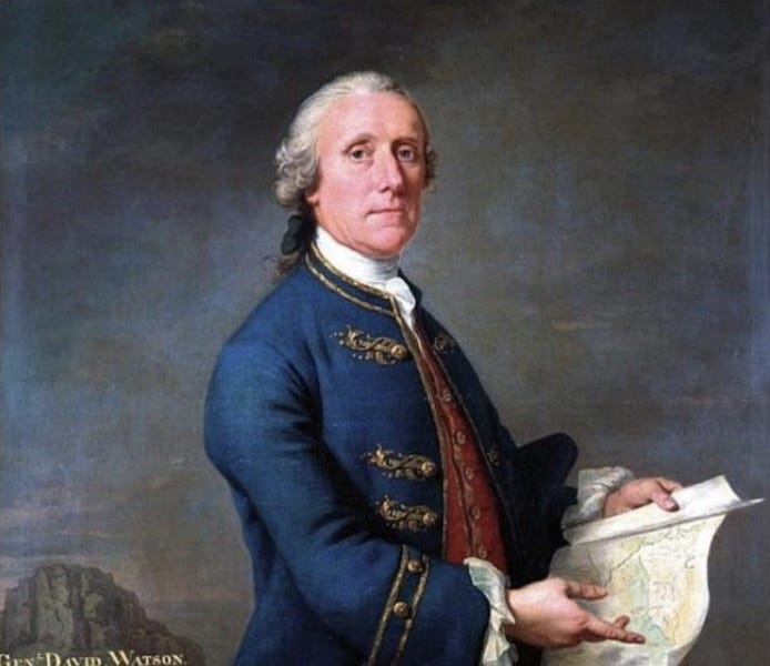 Major-General David Watson (1704-1762) - by Scott J. Watson
