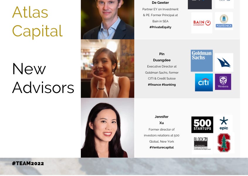 Meet Atlas Capital's new finance advisors!