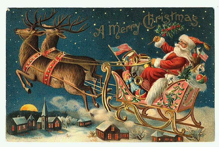 Yes, Virginia. There is a Santa Claus. - by Michael Smith
