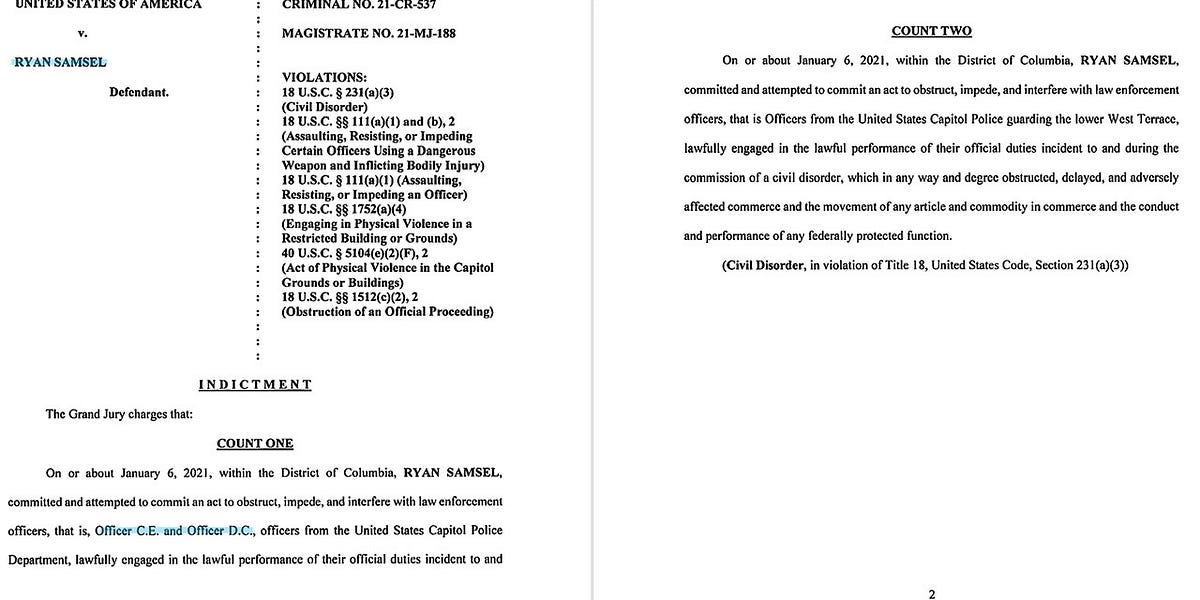 3rd superseding indictment. Ryan Samsel case update, Rhodes shall ...