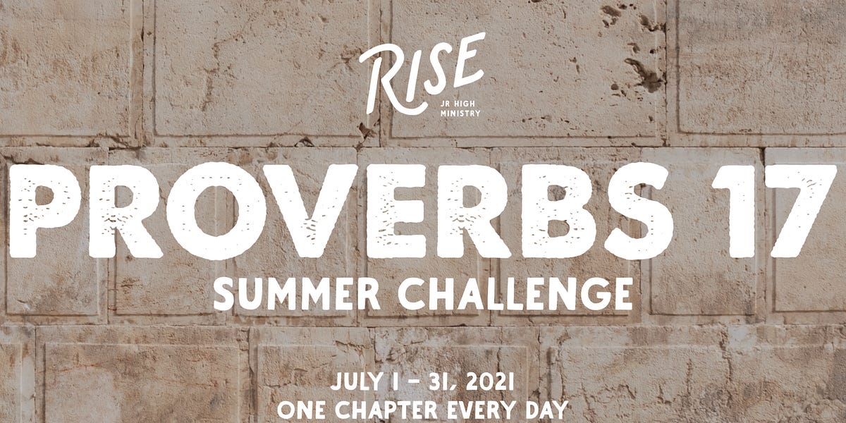 PROVERBS 17: AVOIDING STRIFE IN THE HOME