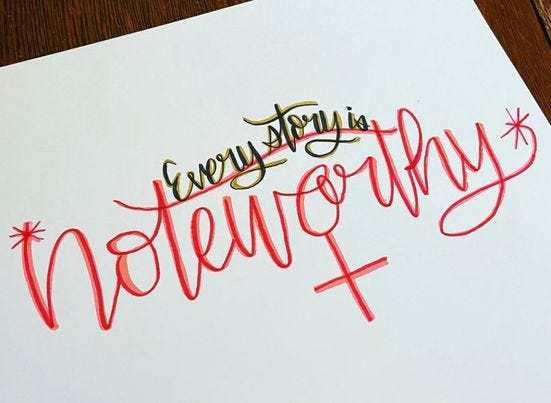 Welcome to Noteworthy - by Jenna B. Cantwell