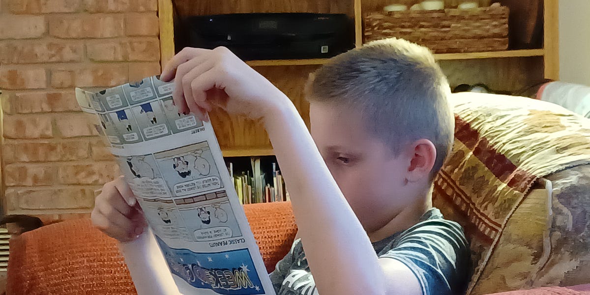 Remember reading the funnies? - by Mo Hodge Ministries