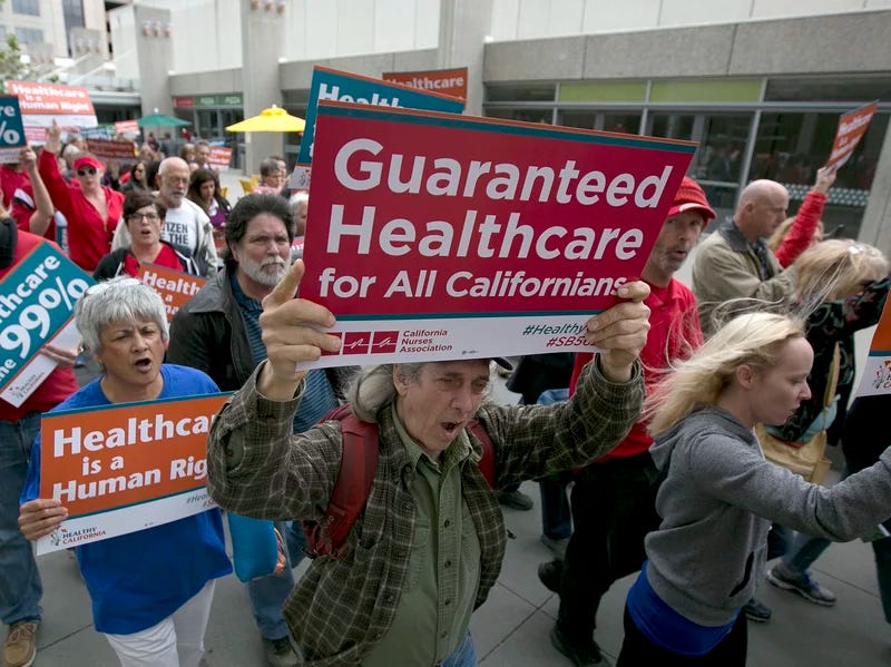 California tried to push free state health care. Could it be a test for ...
