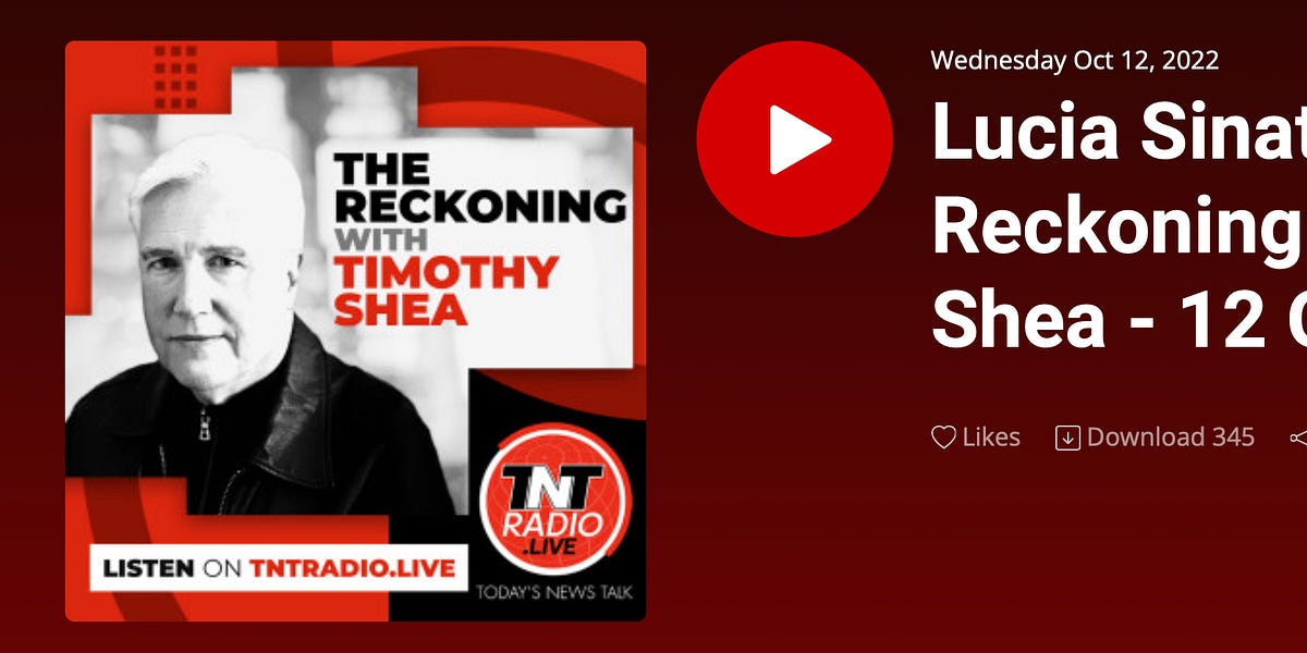 Lucia Sinatra on The Reckoning with Timothy Shea