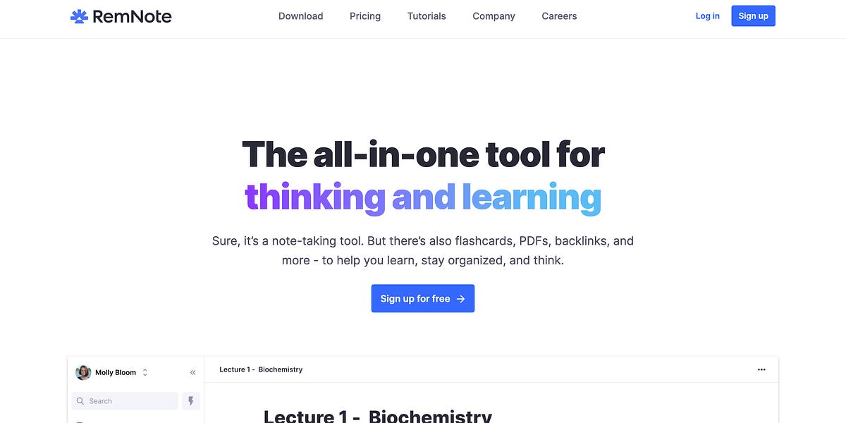 TfT Performance: RemNote - by Alexander Rink - Gödel's