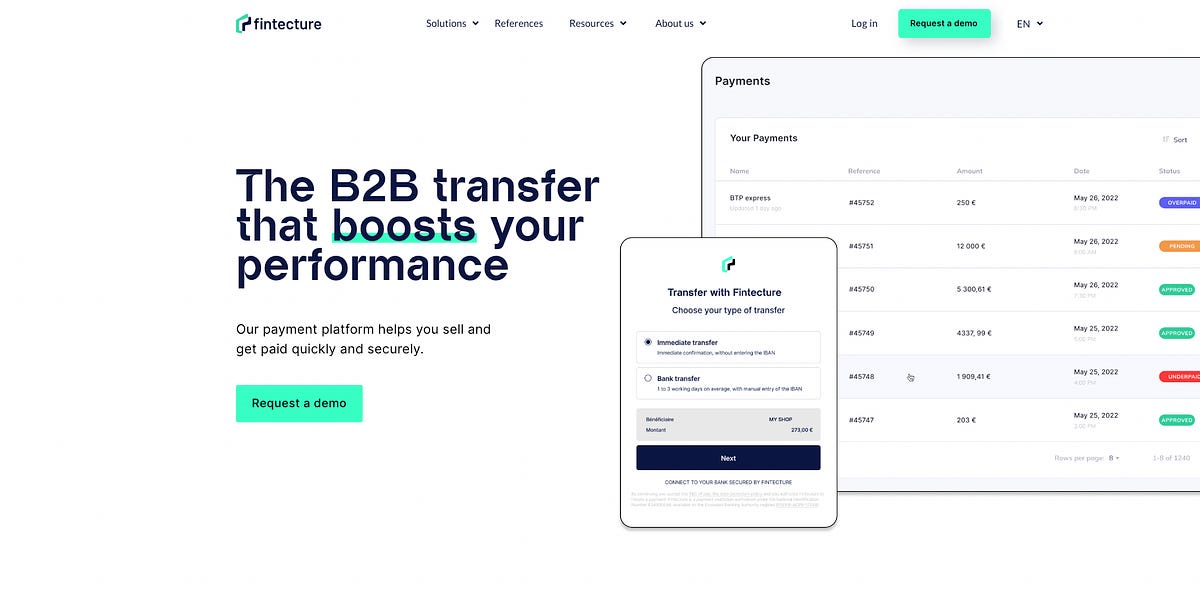 💳 Backing Fintecture - Overlooked by Alexandre Dewez