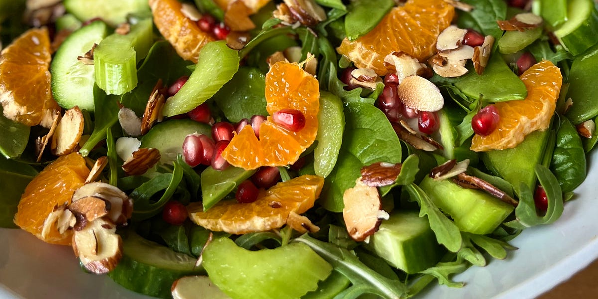 A Perfect Green Salad (The Shabbat Dish I Make Most)