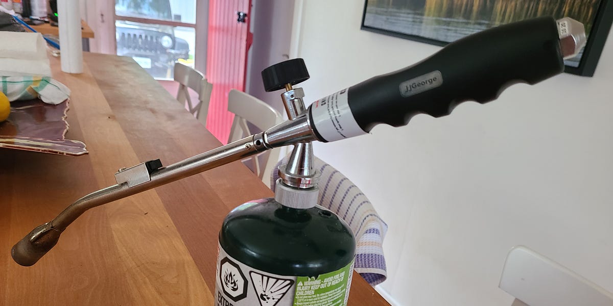So many uses for a mini flame thrower - by Chuck Tatham