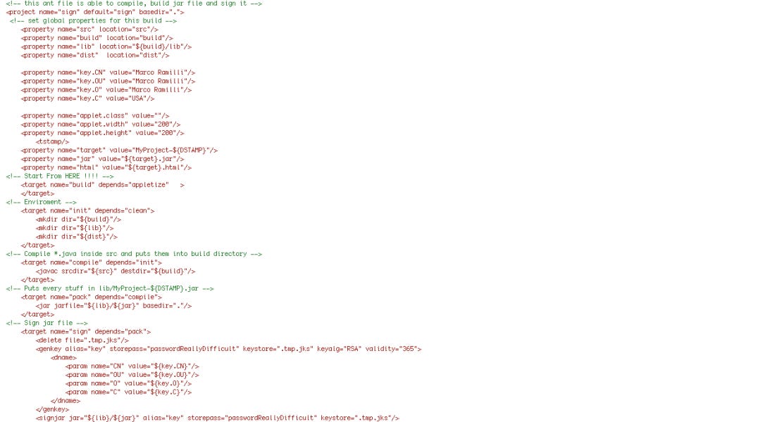 Ant Script - Marco Ramilli Notes