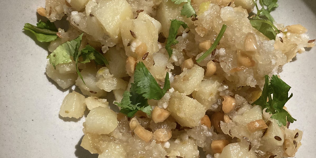 Tapioca, potatoes, peanuts, and the dishes we cook by feel.