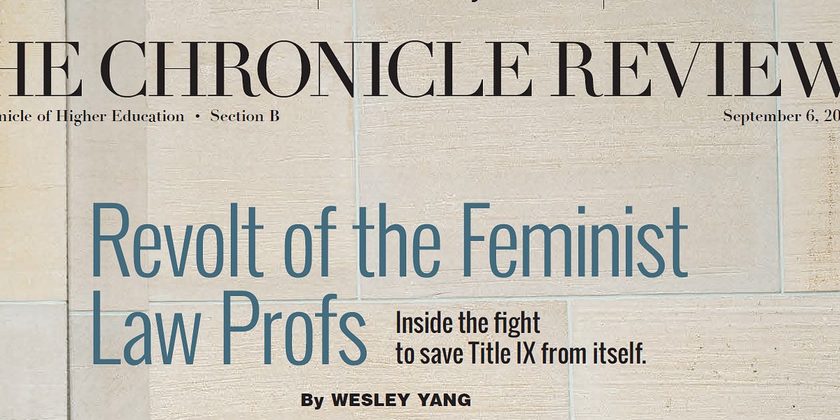 A Model Disciplinary Society - by Wesley Yang - Year Zero