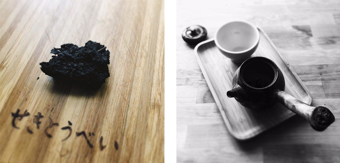 Cup raising tea ritual - by Andō - Silentium