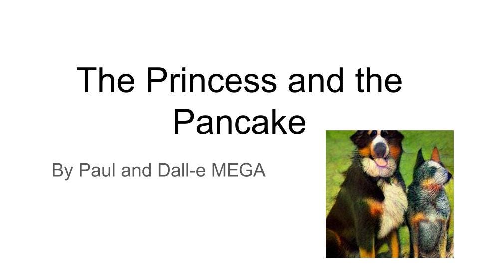 The Prince and the Pancake: an AI-illustrated picture book