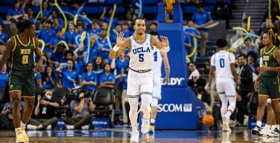 UCLA Rolls Over Norfolk State, 86-56 - by Dimitri Dorlis