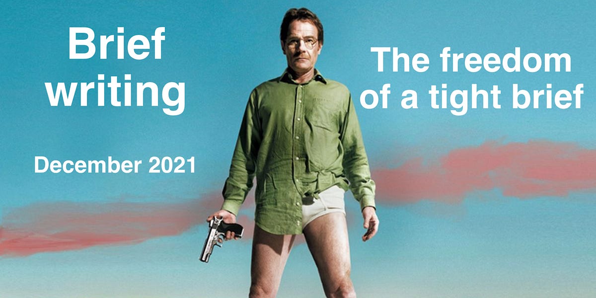 Tips for writing better briefs