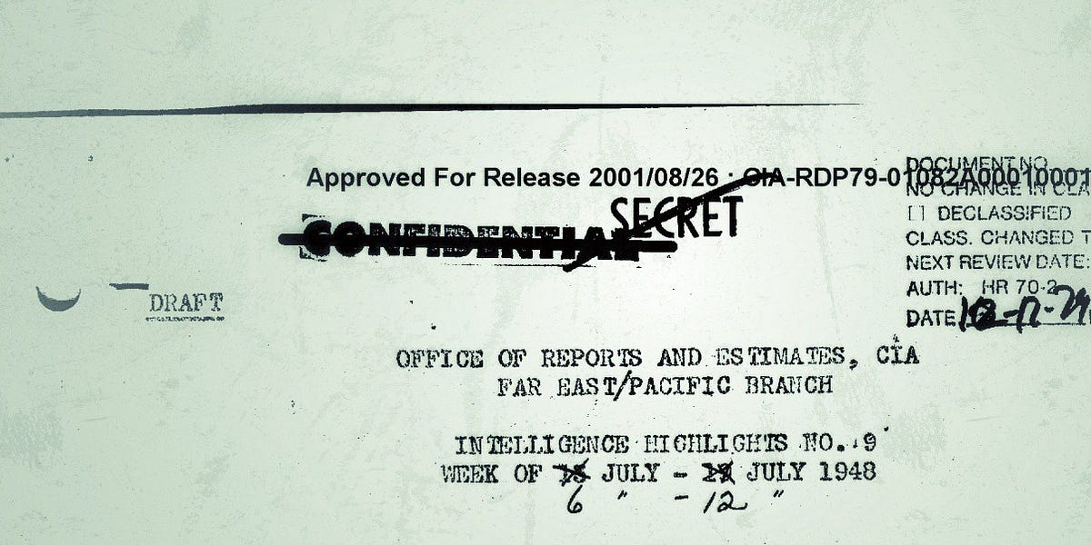 An overview of declassified CIA cables on Thailand