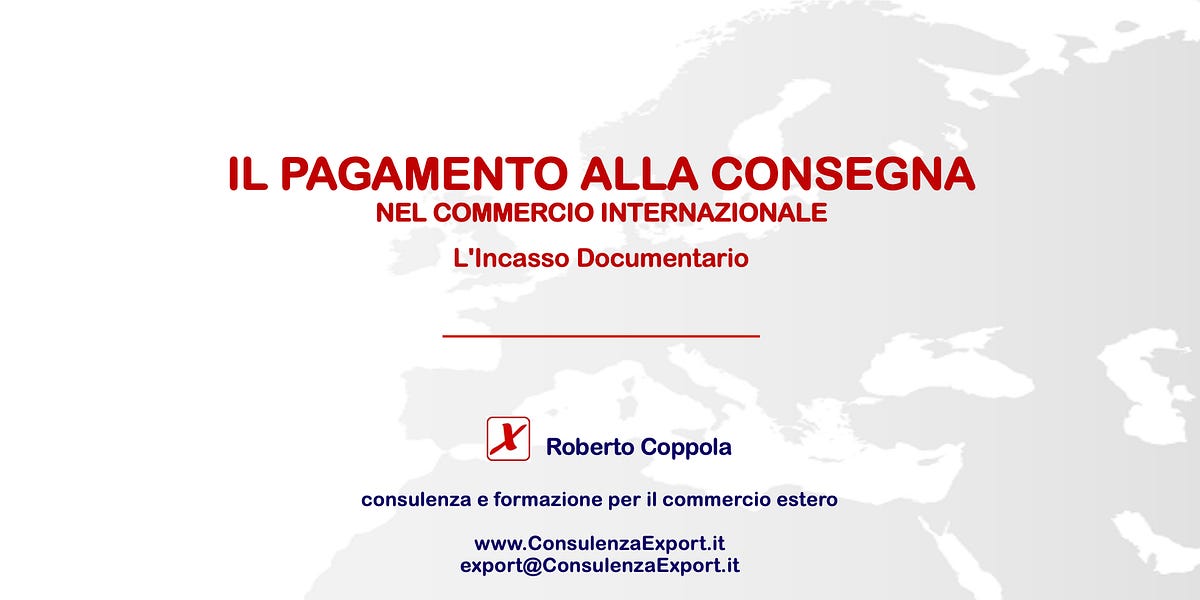 🔴 Il pagamento alla consegna - by Roberto Coppola