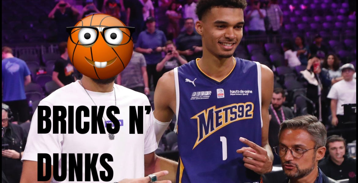 Bricks n’ Dunks: Week 2 – the NBA’s long term WINbanyama