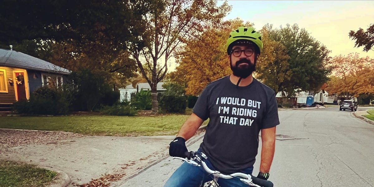 Riding or writing - Austin Kleon