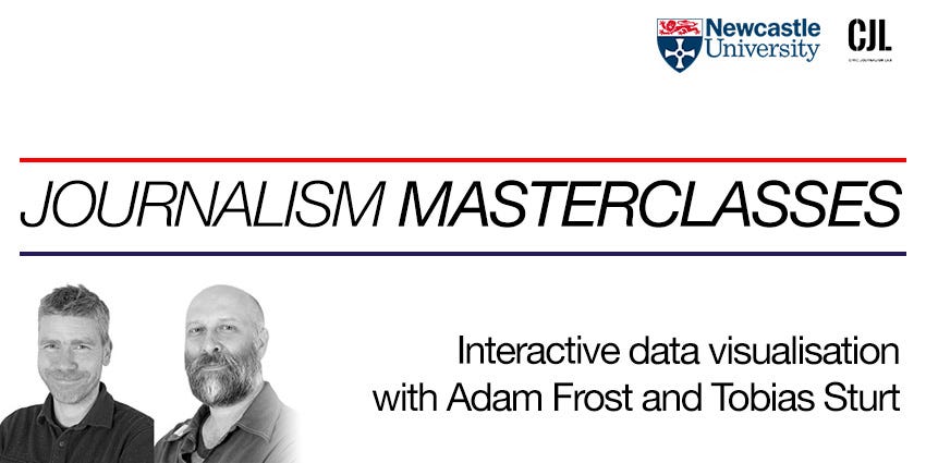 Interactive data visualisation, with Adam Frost and Tobias Sturt