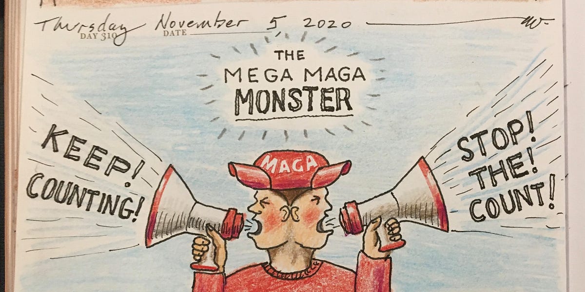Sketch of the Day: “The MEGA MAGA MONSTER”